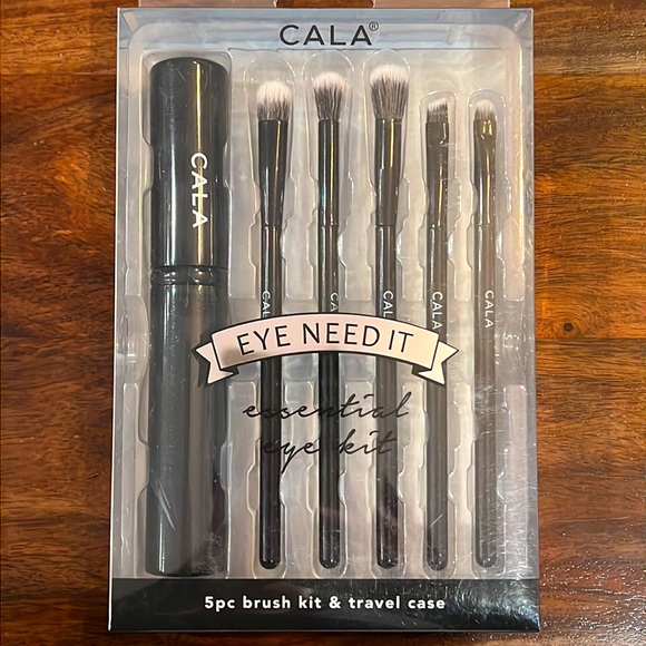 Cala | Makeup | Cala 5pc Brush Kit Travel Case Nib | Poshmark